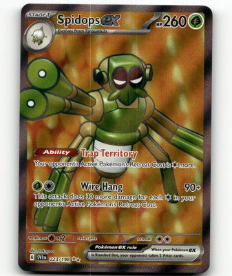 Pokemon Spidops ex 223/198 Scarlet & Violet Base Set NM/M | eBay