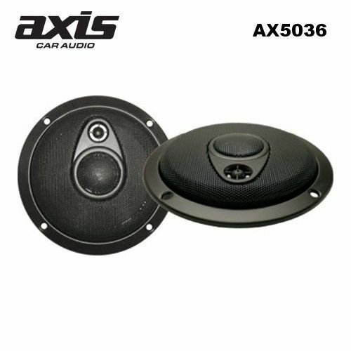Axis Car Audio 5inch 125mm 3-Way Slimline Speakers 150W Black | eBay
