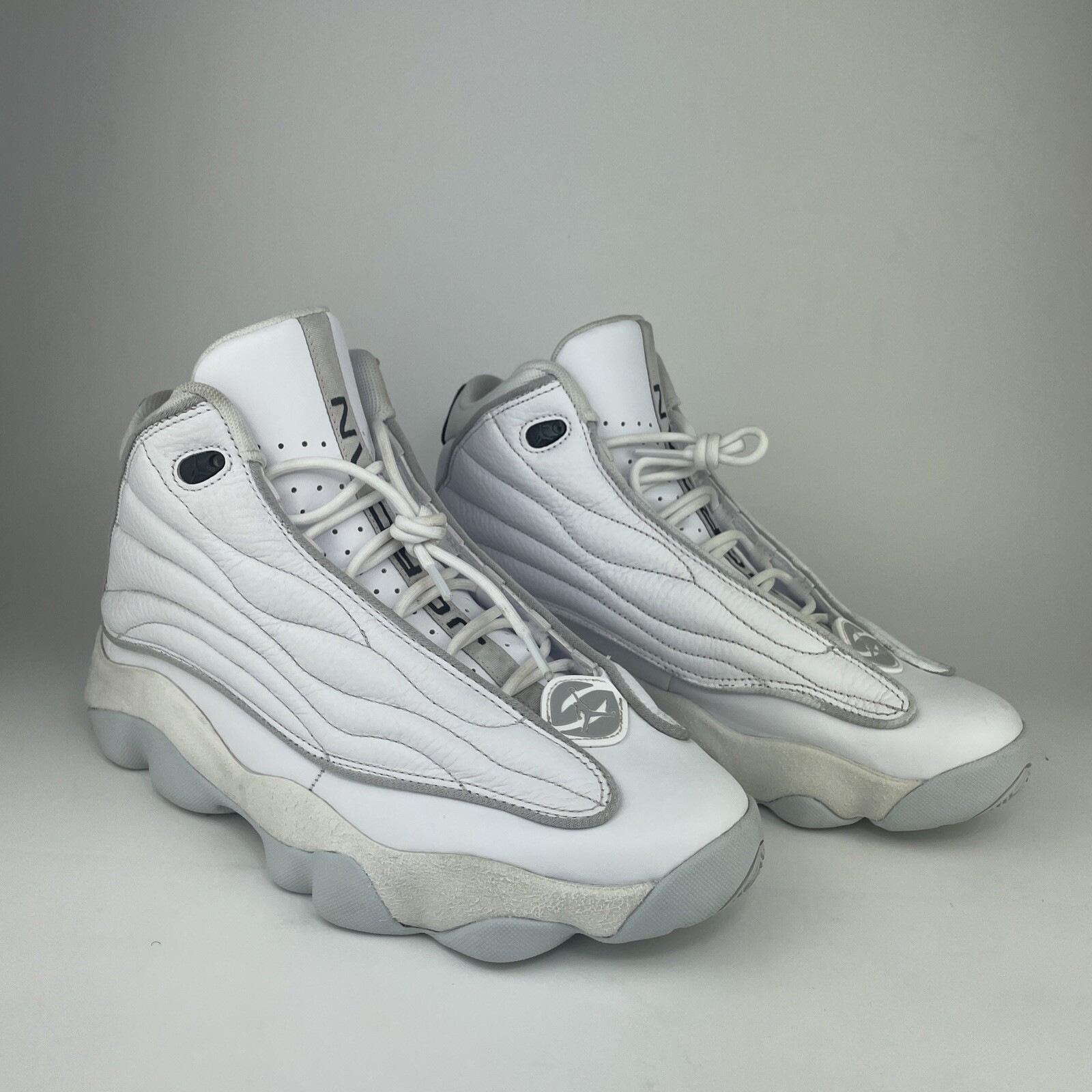 Nike Air Jordan Pro Strong 'Pure Money' Shoe Mens 10.5 White Silver ...