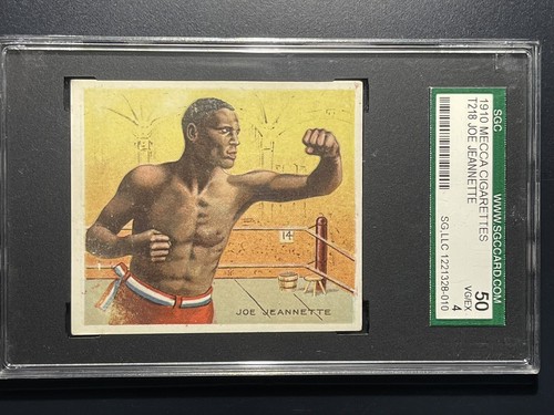 1910 Mecca T218 Joe Jeannette SGC 4 - Boxing HOF!! | eBay