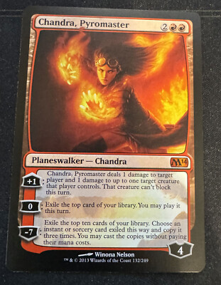 Chandra, Pyromaster M14 2014 Core Set Magic the Gathering MTG | eBay