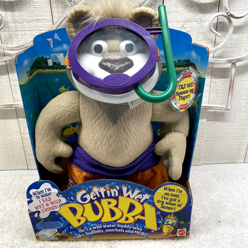 1999 VTG Mattel Gettin' Wet Bubba Talking Water Bath Toy Bear New In Box Works! 74299220906 | eBay