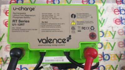 Valence U1-12RT U-Charge Rechargeable LiFeMgPO4 Battery 12.8v 40Ah ...