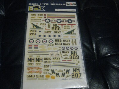 Douglas A4 Skyhawk decal sheet by ESCI in 1/72 scale | eBay