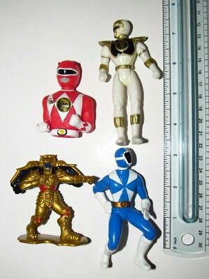 Figure lot Goldar red White Power Ranger MMPR Vintage Action Figure ...