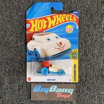 Hot Wheels Quick Chat White #216 Mainline 2025 Case L (In-Stock) New ...