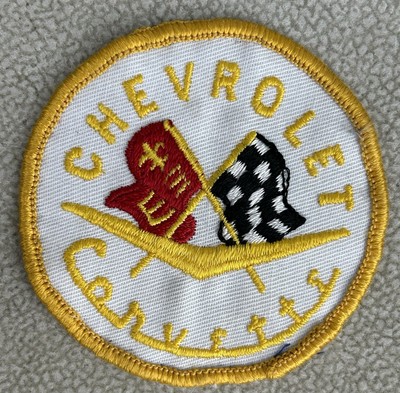 Vintage Chevrolet Corvette Patch Sew On Embroidered 3” | eBay