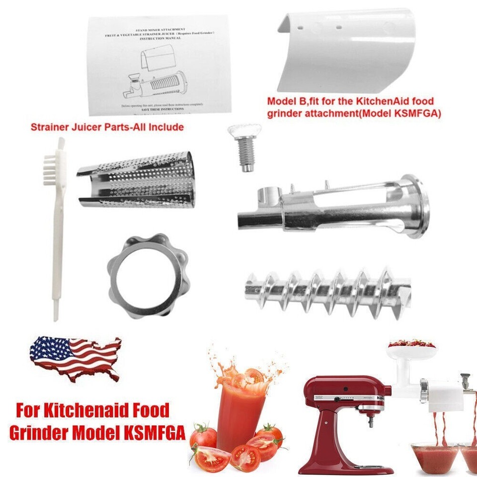 Fruit & Tomato Juicer Strainer Attachment For KitchenAid Food Grinder ...