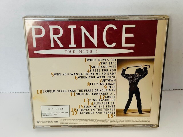 Prince The Hits Music CD pop R&B 1993 greatest vol 2 Doves Cry Crazy ...