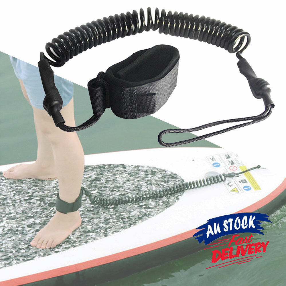 10' Coiled Leg Rope Paddleboard Wrist Leash Surfboard Leash Ankle Leash ...
