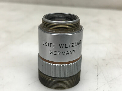 Leitz Wetzlar PL 2.5/0.08 160/- Microscope Objective Lens | eBay