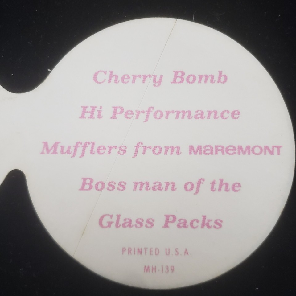 VINTAGE CHERRY BOMB Decal Sticker ORIGINAL MH139 USA | eBay