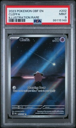 Pokémon TCG Cleffa Sv03: Obsidian Flames 202/197 Holo Illustration Rare ...