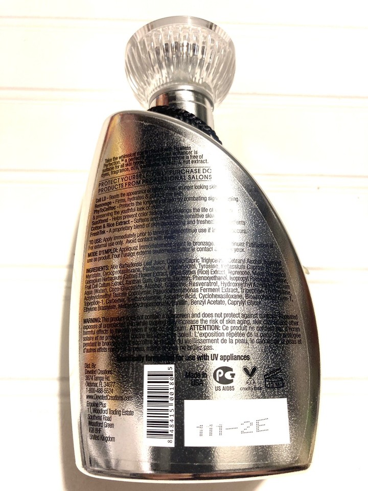 FLAWLESS PERFECTION HYPO-ALLERGENIC TANNING LOTION DEVOTED + FREE TAN ...