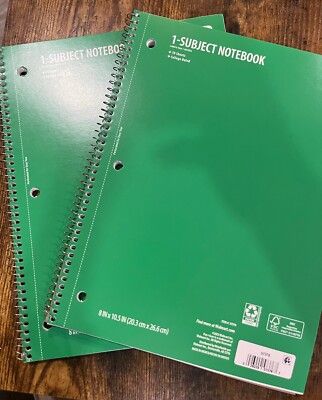2 PackPen + Gear College Ruled 1 Subject Spiral Notebook, 70 Sheets ...
