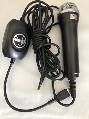 Genuine Rock Band USB Microphone Xbox 360 PS2 PS3 Nintendo Wii Logitech ...