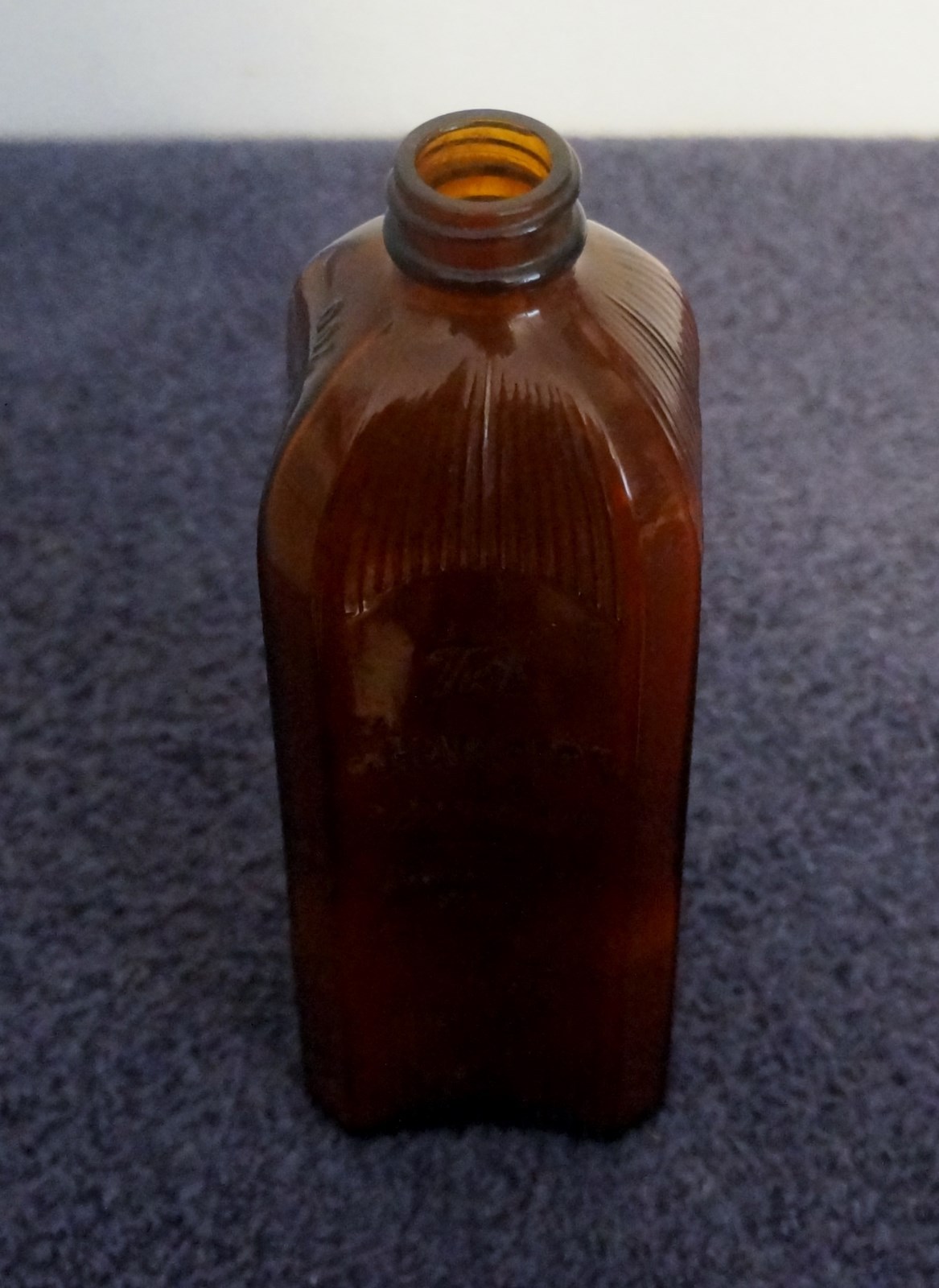 Vintage Amber Champion co. Embalming Fluid Bottle springfield Ohio | eBay