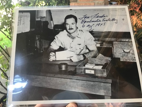 Enola Gay Thomas Wilson Ferebee signed picture Bombardier Atomic Bomb ...