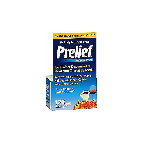 Prelief Acid Reducer Calcium Glycerophosphate Supplement Caplets 120 Ct ...