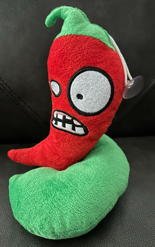 Plants vs Zombies pvz PLUSH stuffed toy Jalapeno 10" red chili hot ...