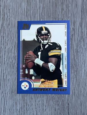 2000 NFL Topps Football | Anthony Wright RC | #134 | Pittsburgh ...