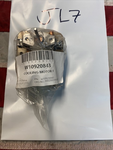 Whirlpool WML55011HS Microwave Cooling motor W10920843 for sale online ...