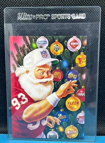 1993 Pro Line Portraits Santa Claus Card NFL Properties Checklist | eBay