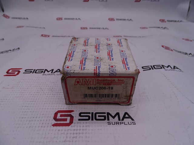 AMI Asahi Bearings P206 2 Bolt Mounting Bearing # MUC206-19 for sale ...