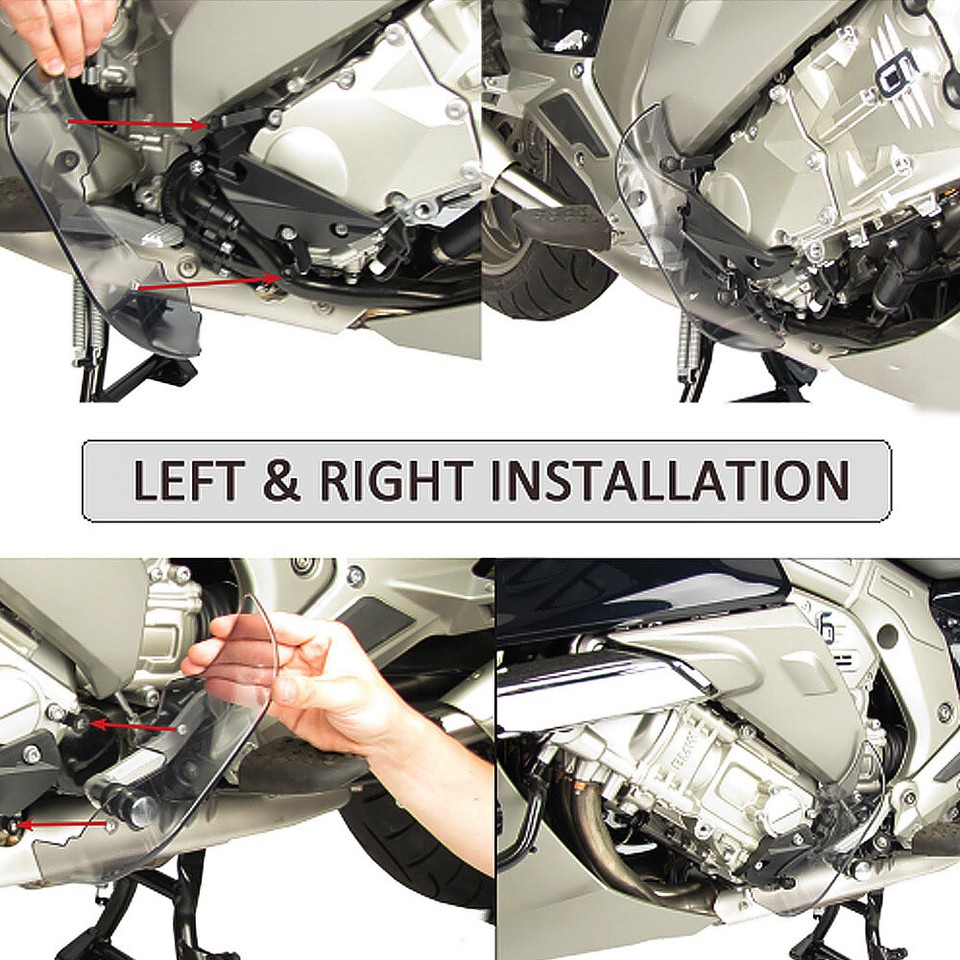 FOR BMW K1600GT K1600GTL Accessories Lower Fairing Side Spoilers Cover ...