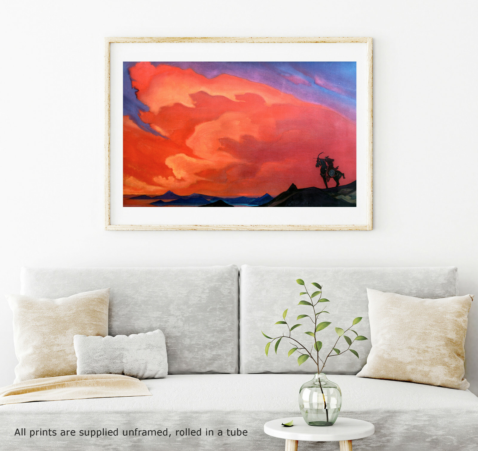 Art print Roerich Gesar Khan mountain giclee poster gallery wall art ...