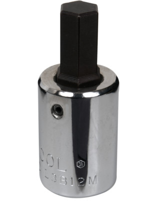 HEXAGON BIT DRIVER SOCKET AF 3/8" (1/2" SQ DR) BRITOOL HALLMARK L3B375 ...