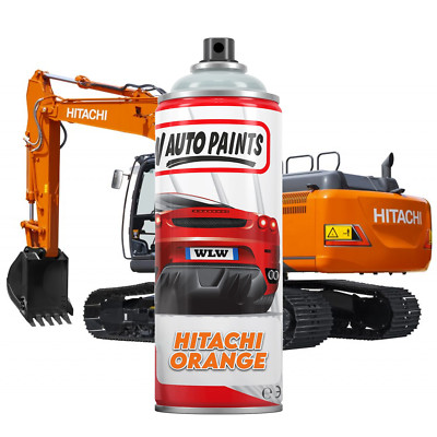 Hitachi Orange Aerosol Spray Paint Direct Gloss Excavator Machinery ...