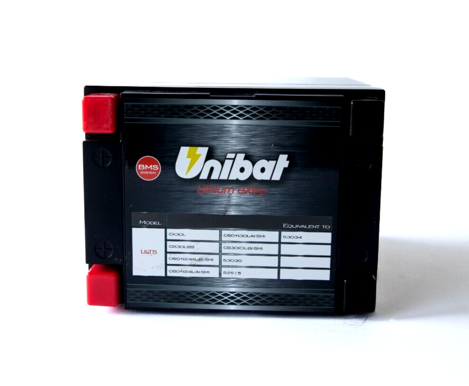 UNIBAT LITHIUM ION BATTERY CF MOTO ZFORCE 950 720CCA 12AH 12V ULT5 ...