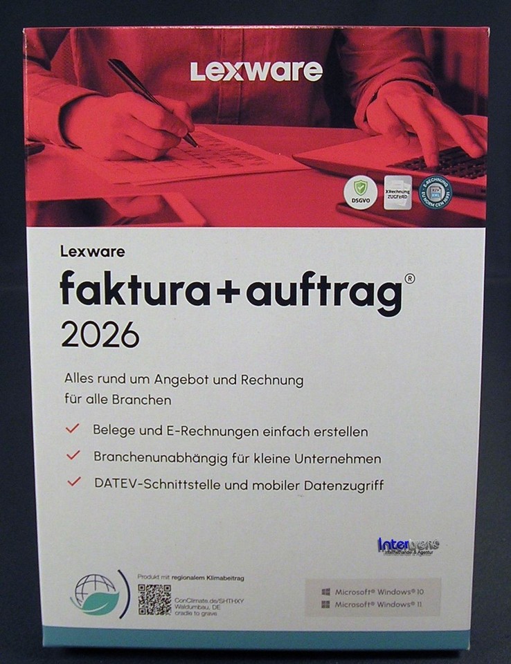 Lexware Faktura + Auftrag 2026 Box 365-Tage + Benutzerhandbuch (PDF ...