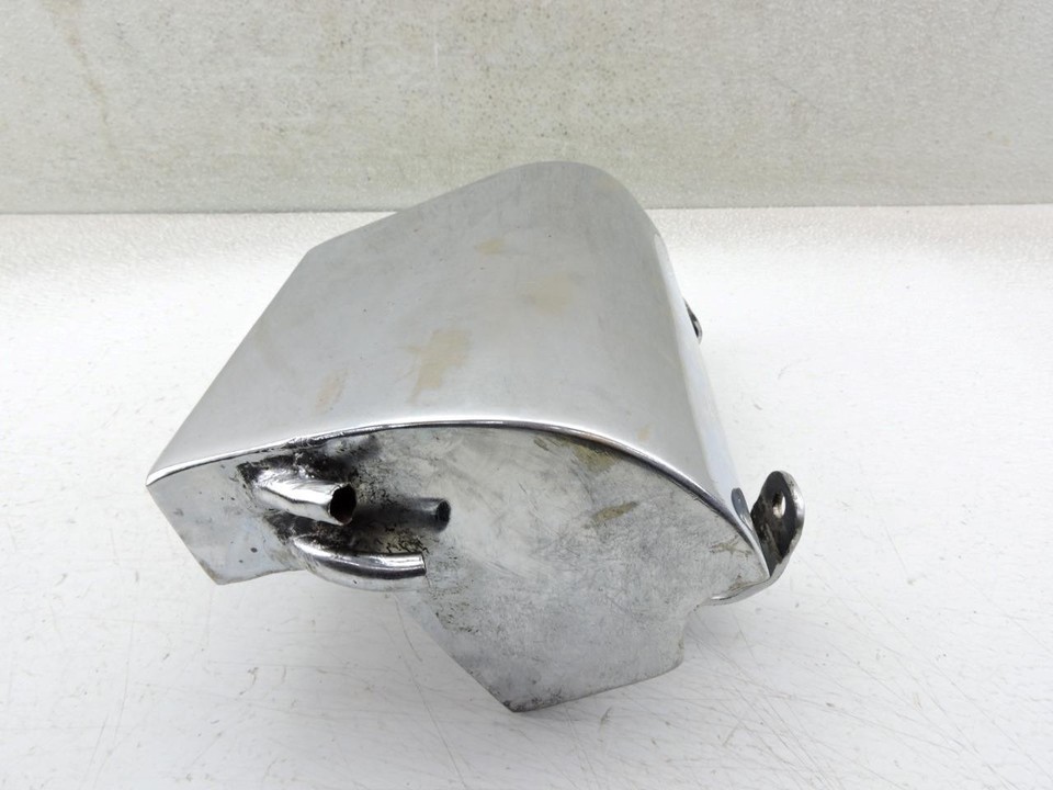 Vintage Chrome Chopper Oil Tank Harley Honda Triumph BSA Yamaha 650 750 ...