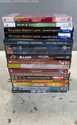 New Sealed Exercise DVDs, Movies+: Life of Pi, The Good the Bad and the ...