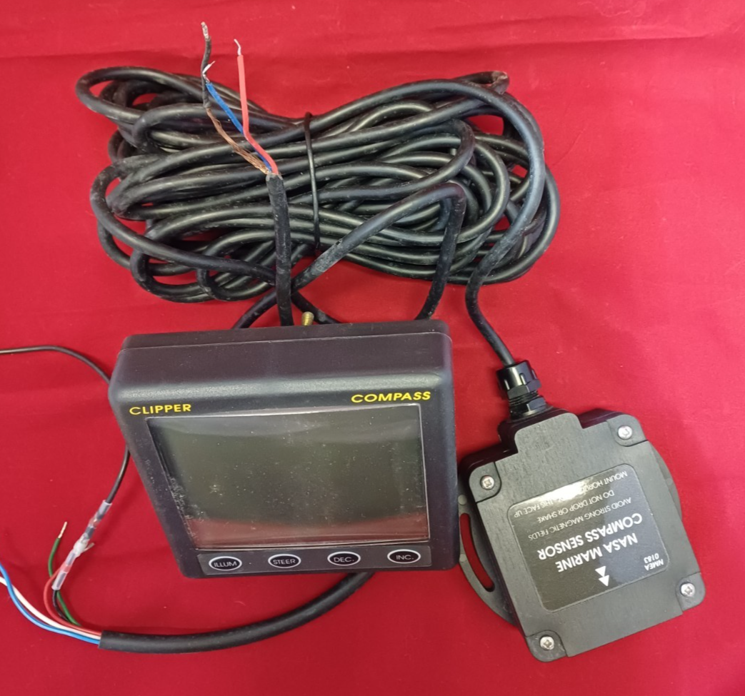 NASA Marine Clipper Compass System with Fluxgate Sensor & 10m Cable | eBay