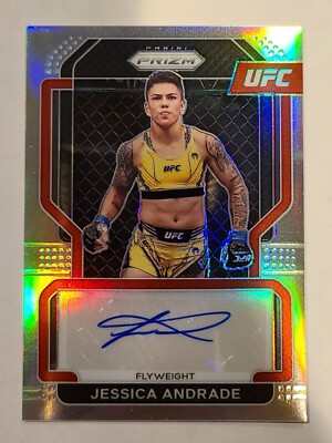 2022 Panini Prizm UFC Jessica Andrade Silver Prizm Auto Autograph #SG ...