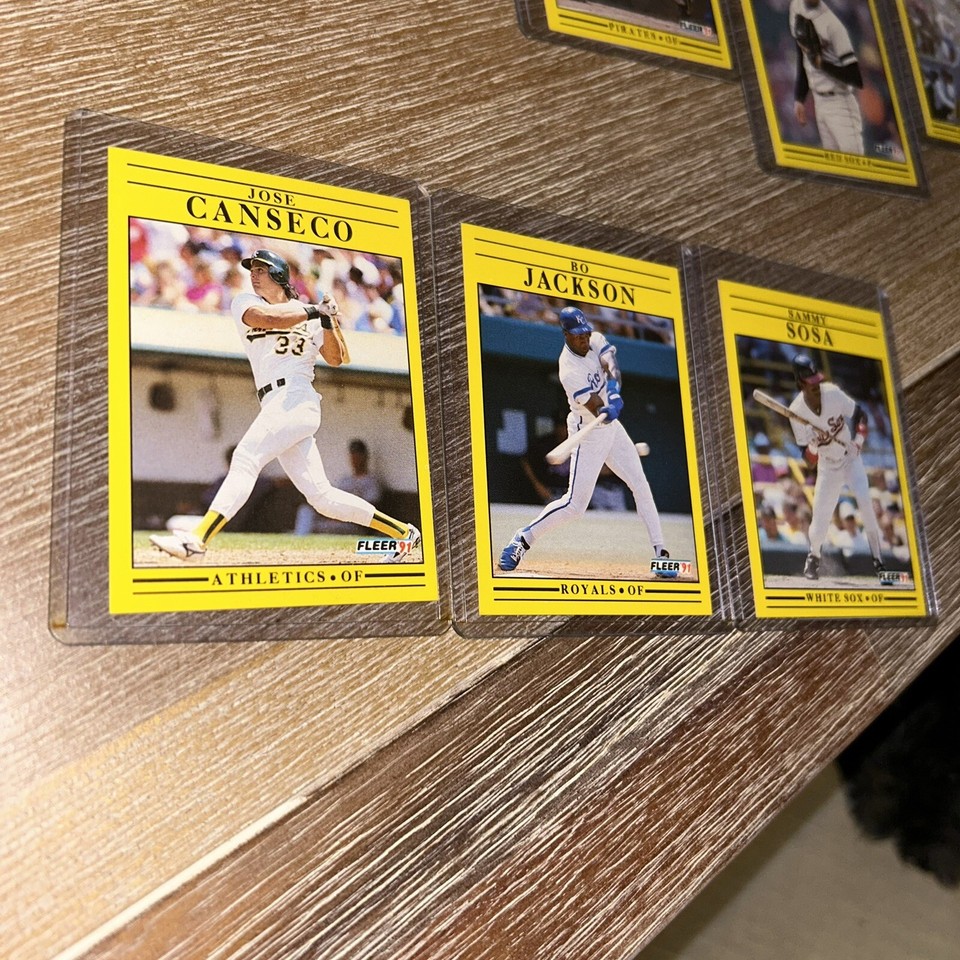 **RARE LOT** Fleer 91 baseball card lot **MINT** | eBay