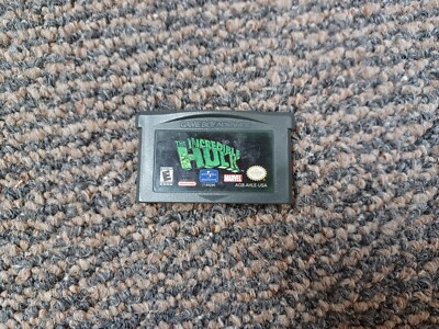 The Incredible Hulk Nintendo Game Boy Advance 2003 GBA Tested Works | eBay