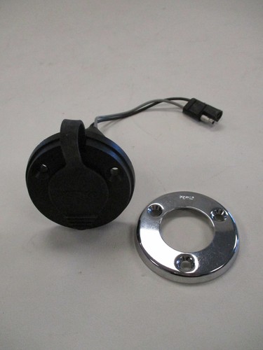 PERKO LOCKING COLLAR POLE LIGHT MOUNTING BASE 2-PIN BLACK & STAINLESS ...