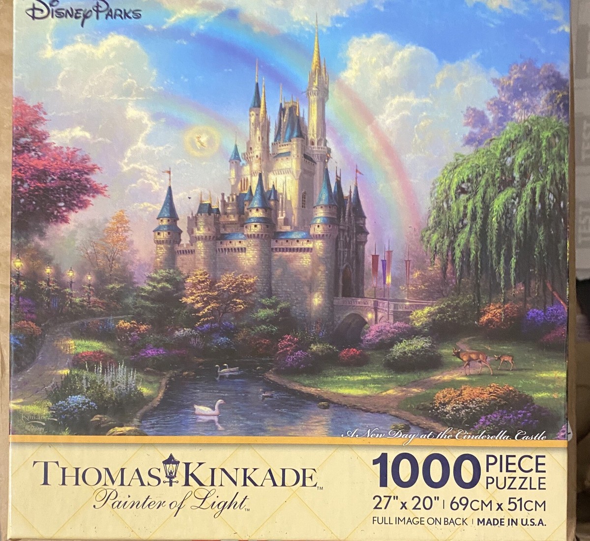 Thomas Kinkade Disney Castle Paintings