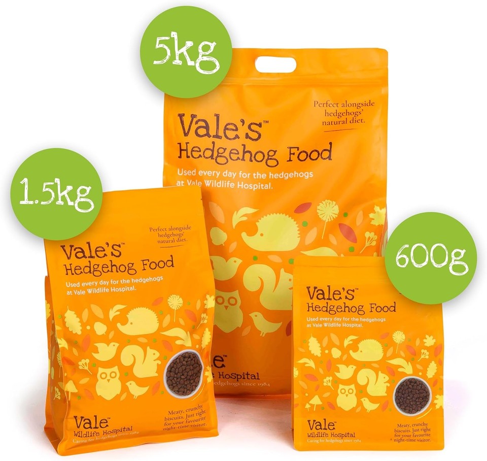 Vale’s Hedgehog Food – Specially Developed – Used Daily at Vale Wild ...