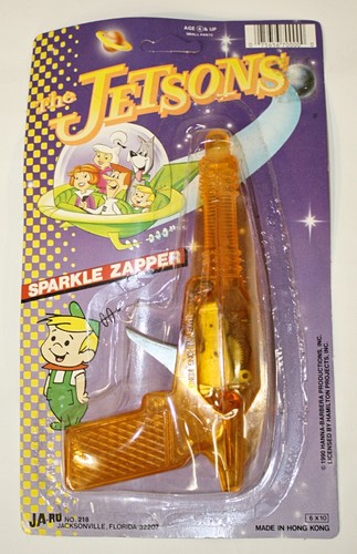 Vintage NOS 1990 The Jetsons Sparkle Zapper Toy Space Gun, Made in Hong ...