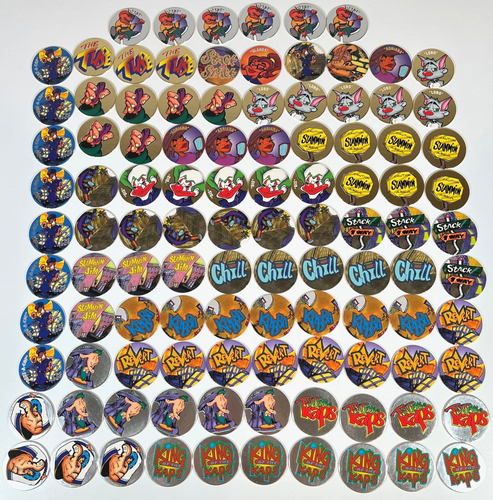 1995 King of the Kaps Stack ’N Smack POGs Lot of 106 Treat ...