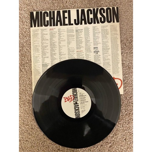 Michael Jackson Bad Vinyl Record LP Rock Pop 1987 80s | eBay