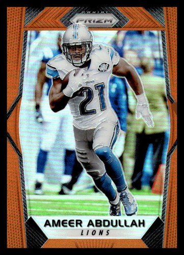 2017 Panini Prizm Orange Ameer Abdullah #125 (106/275) | eBay