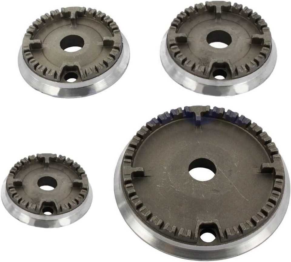 Universal Short Internal Boss Type Gas Hob Top Burner Crown & Flame Cap ...