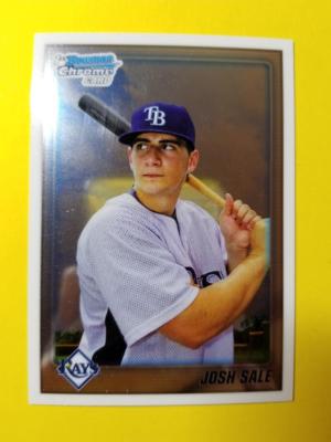 JOSH SALE - RC ROOKIE #BDPP77 TAMPA BAY RAYS - 2010 BOWMAN CHROME MLB ...