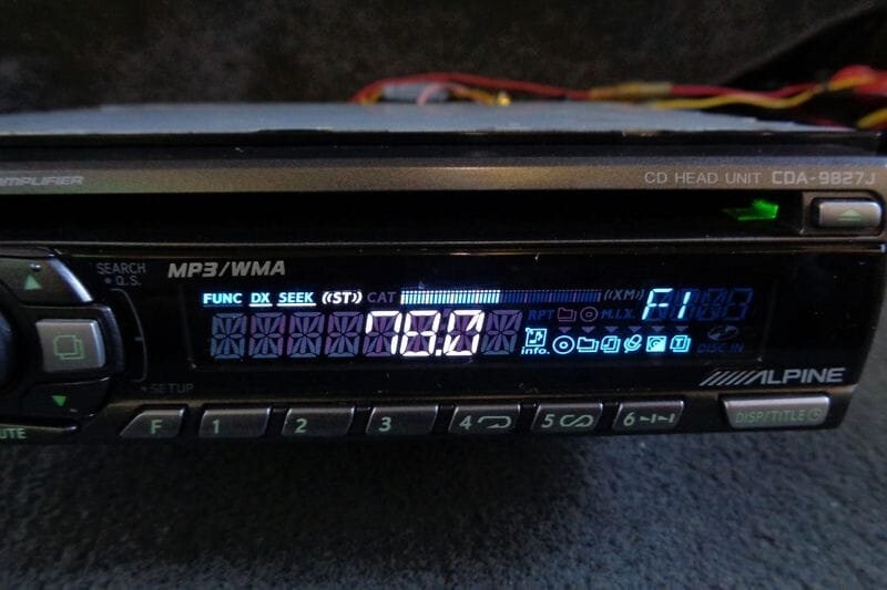Used Alpine CDA-9827 Car Stereo CD Head Unit w/ HARNESS Tested | eBay